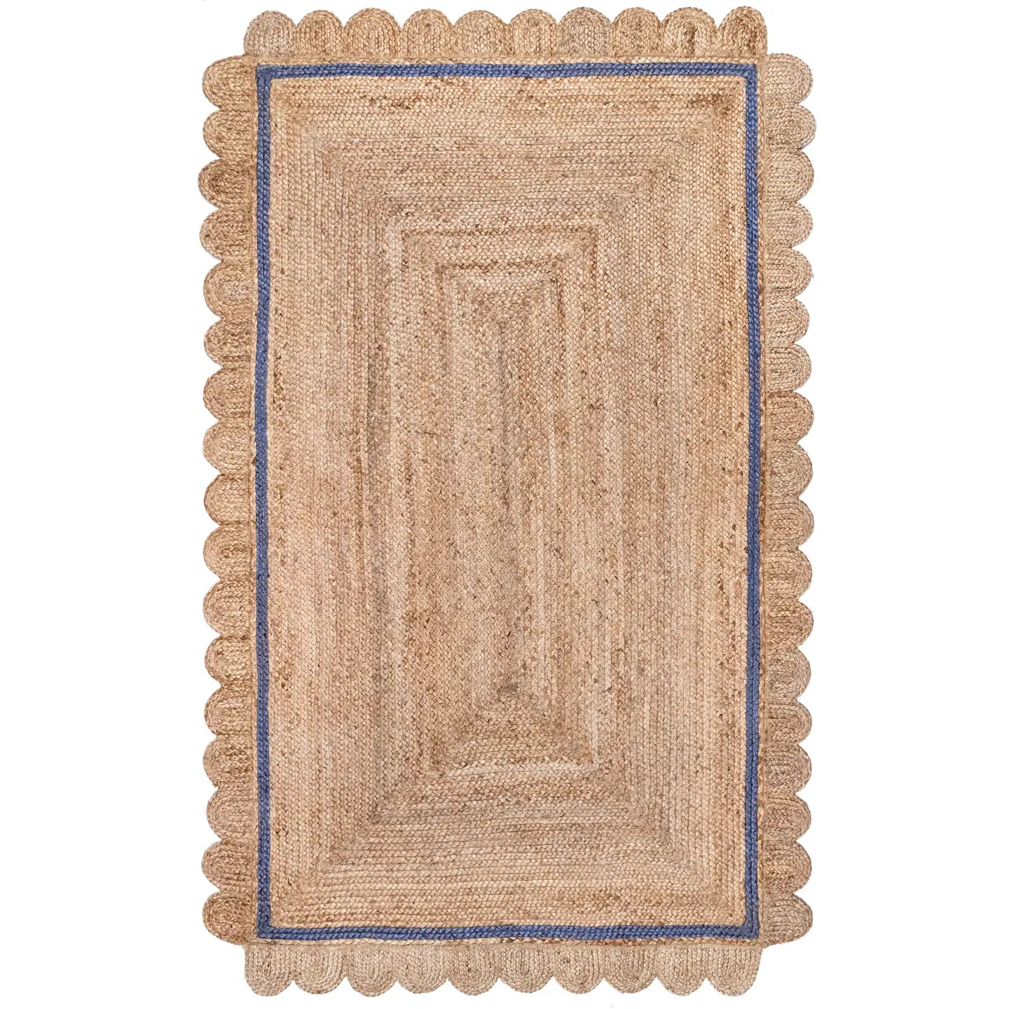 Tera Petals Braided Jute Area Rug | Process Home